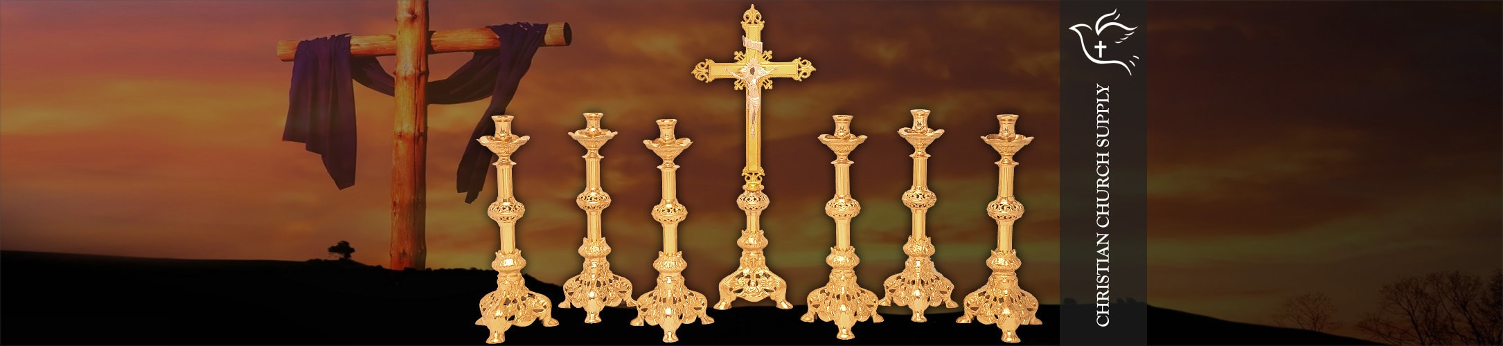 Altar Set - brass altar set, church altar supplies, church altar set ...